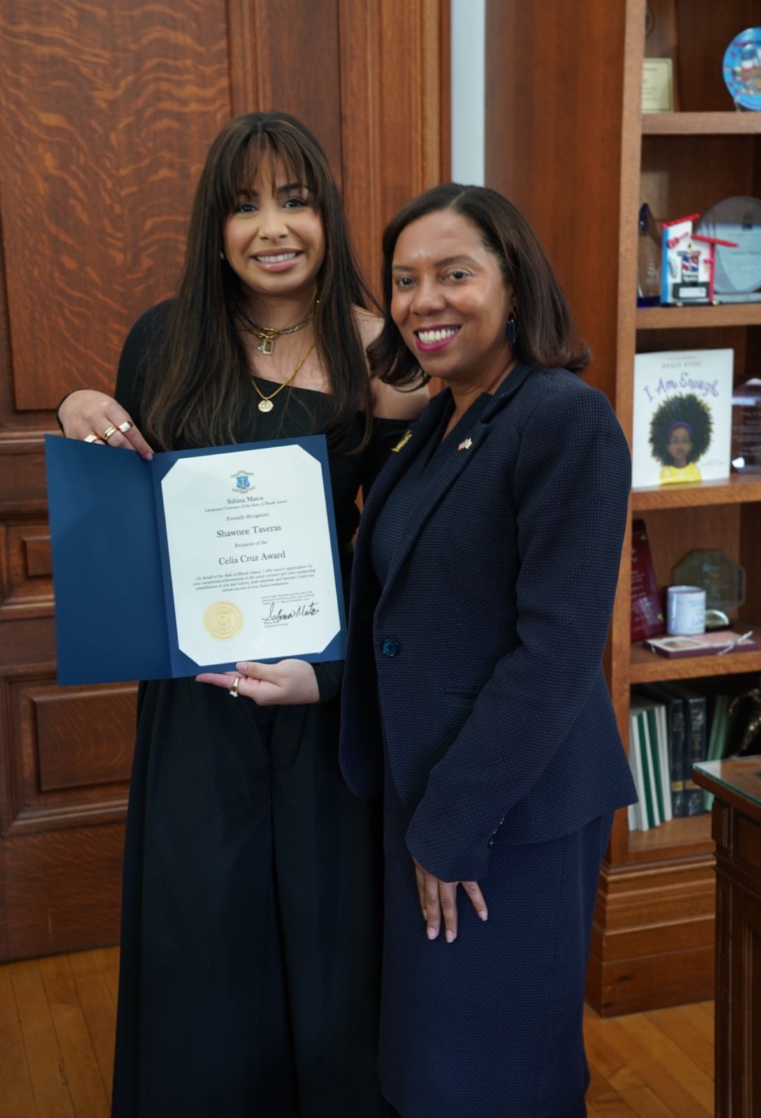 EhShawnee recibe reconocimiento de vicegobernadora en Rhode Island