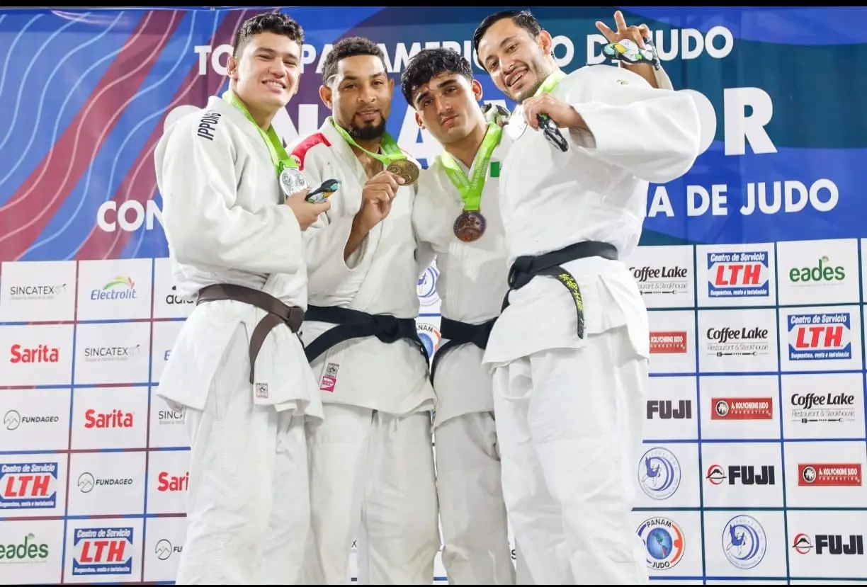 Judocas obtienen oro, plata y par de bronce en Copa El Salvador