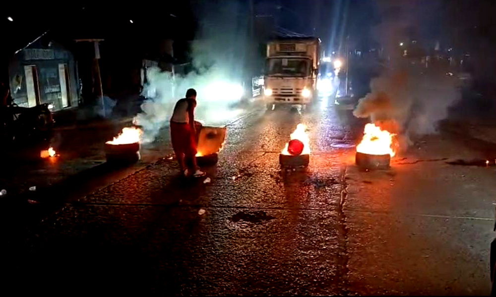 Protestas en todo el Cibao contra los apagones - Periódico elCaribe